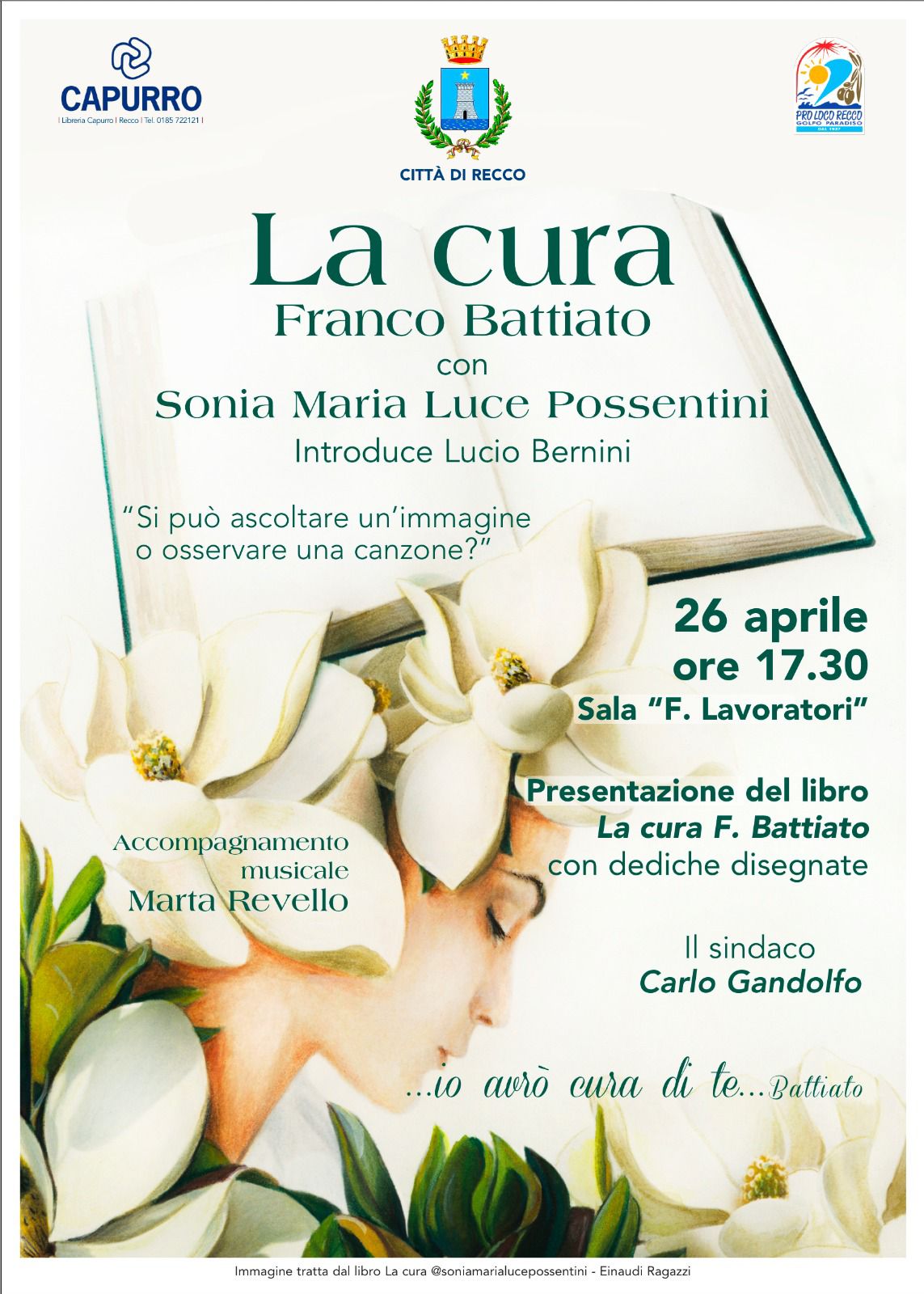Recco, "La Cura" di Battiato illustrata da Sonia Maria Luce Possentini ...